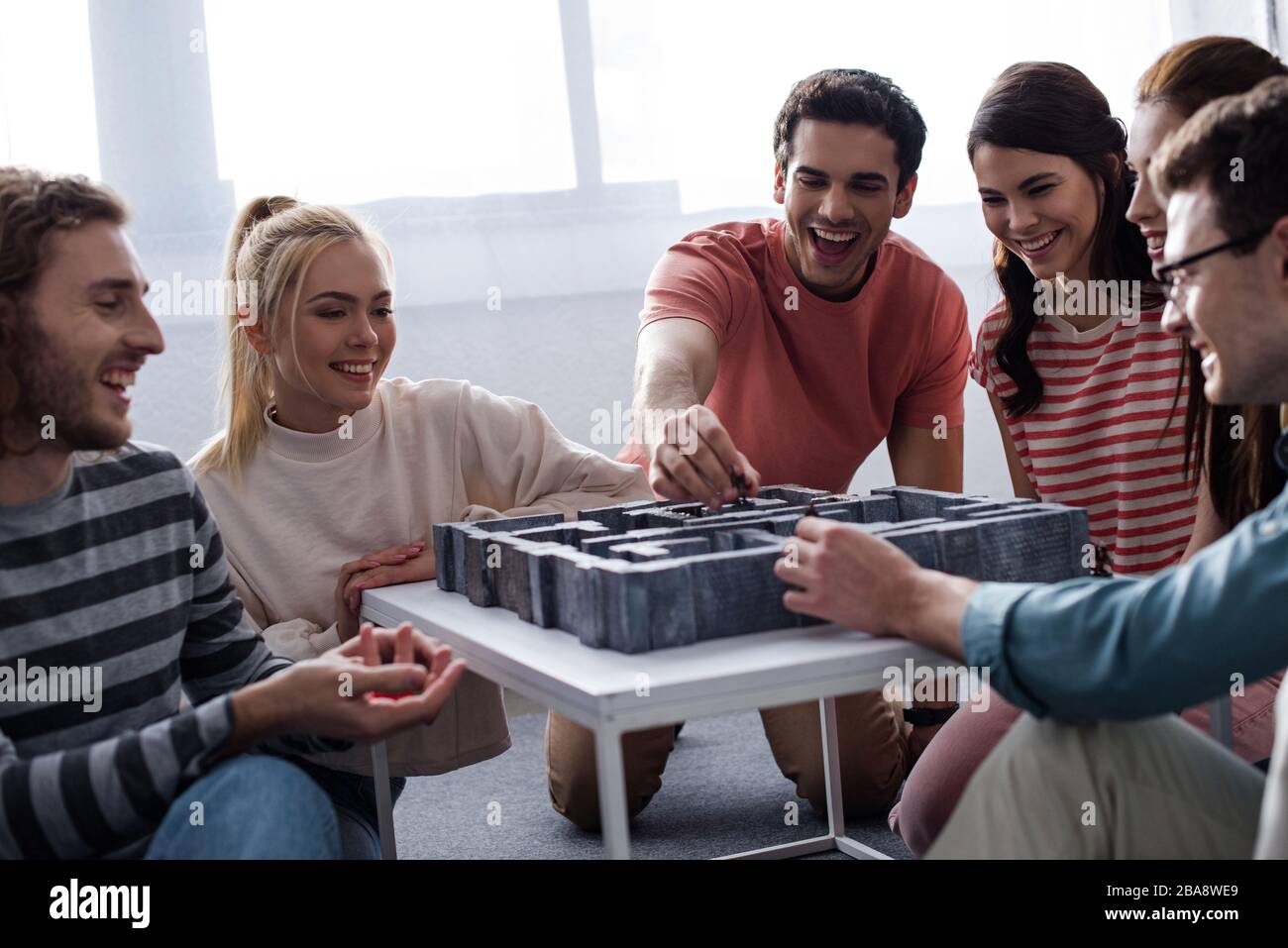 Labyrinth board game hi-res stock photography and images - Alamy