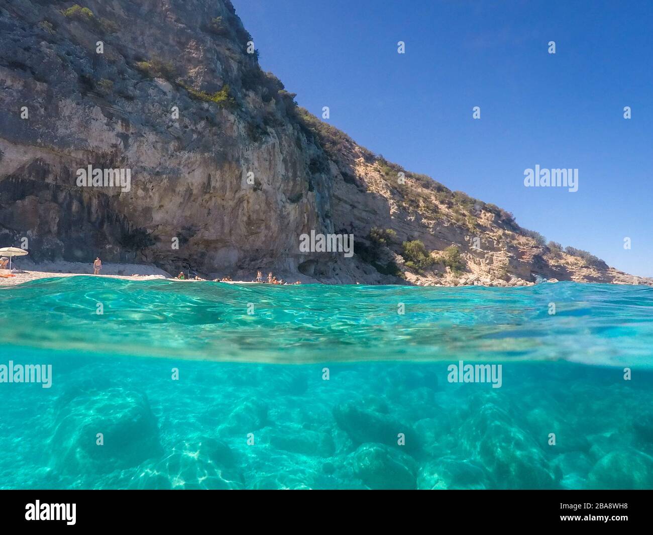 Under the sea wallpaper split hi-res stock photography and images - Alamy