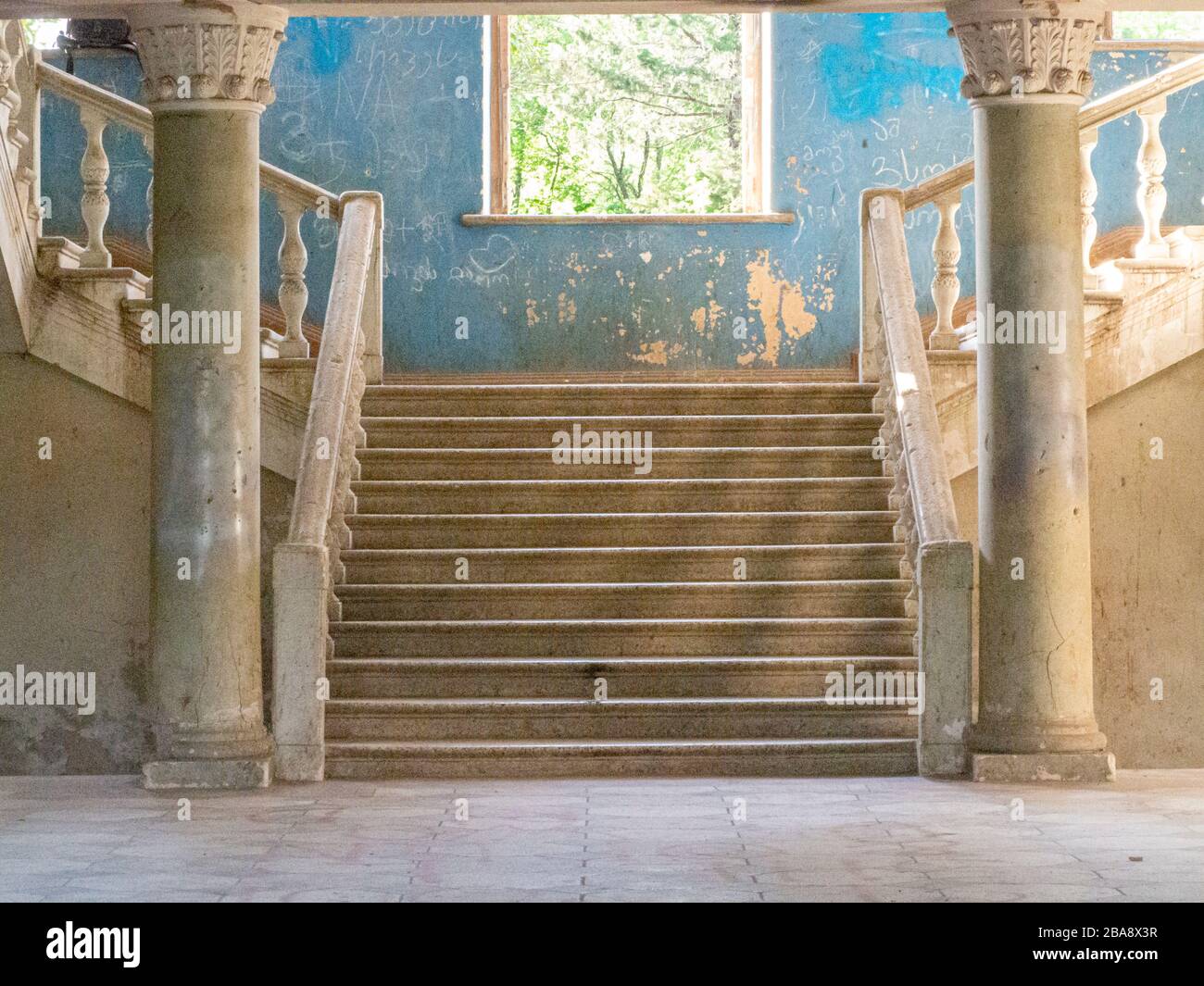 Abandoned Soviet Sanatoriums of Tskaltubo, Georgia. The decaying ...
