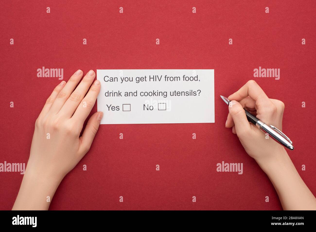 Hiv test card hi-res stock photography and images - Alamy