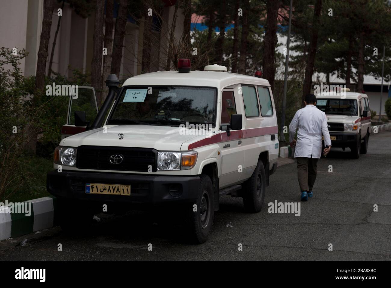 Iran ambulance iranian hospital hi-res stock photography and images - Alamy