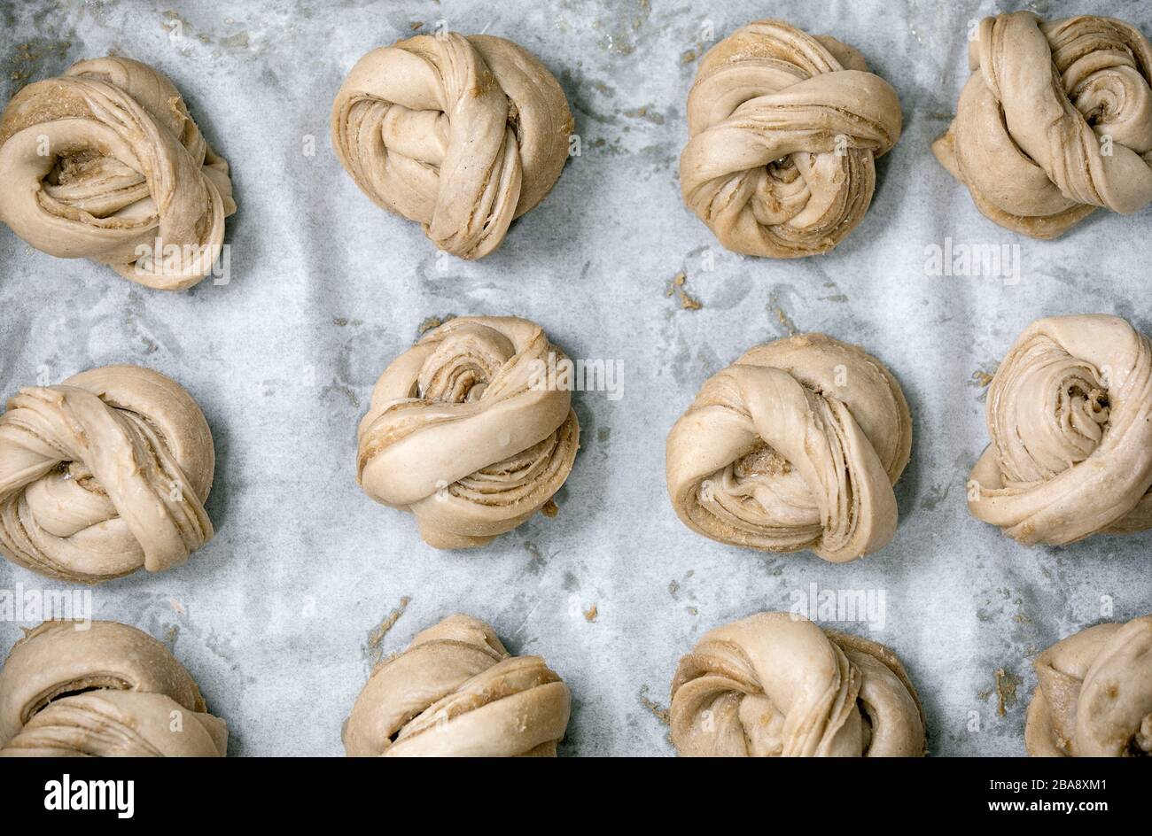 Swedish cardamom buns Kanelbulle Stock Photo - Alamy