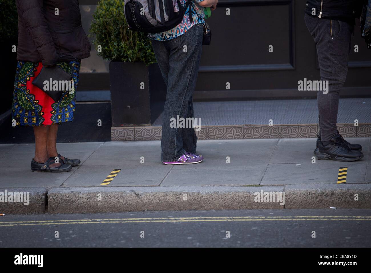 Queue markers hi-res stock photography and images - Alamy