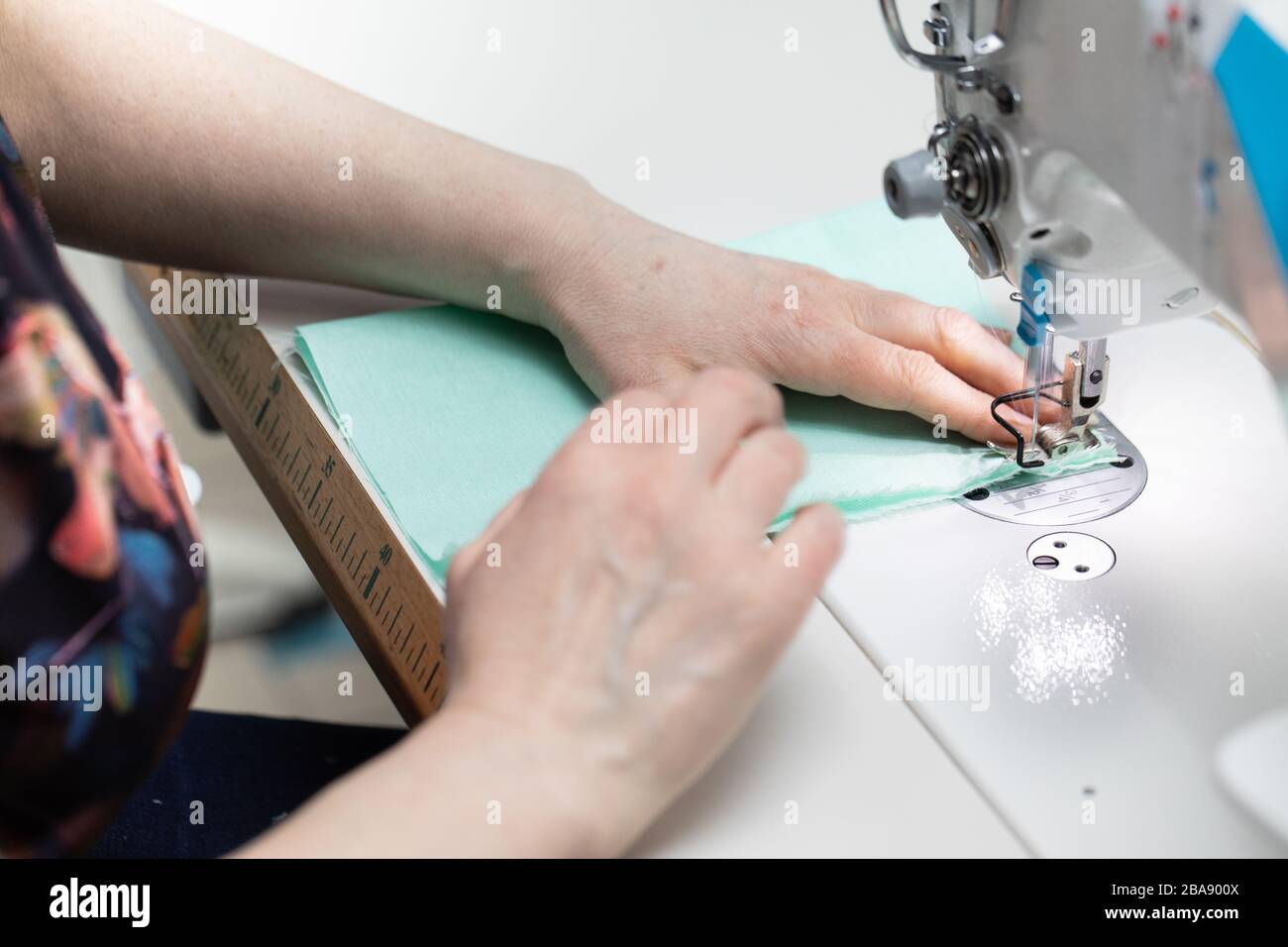Each piece of fabric has to go through the entire production process ...