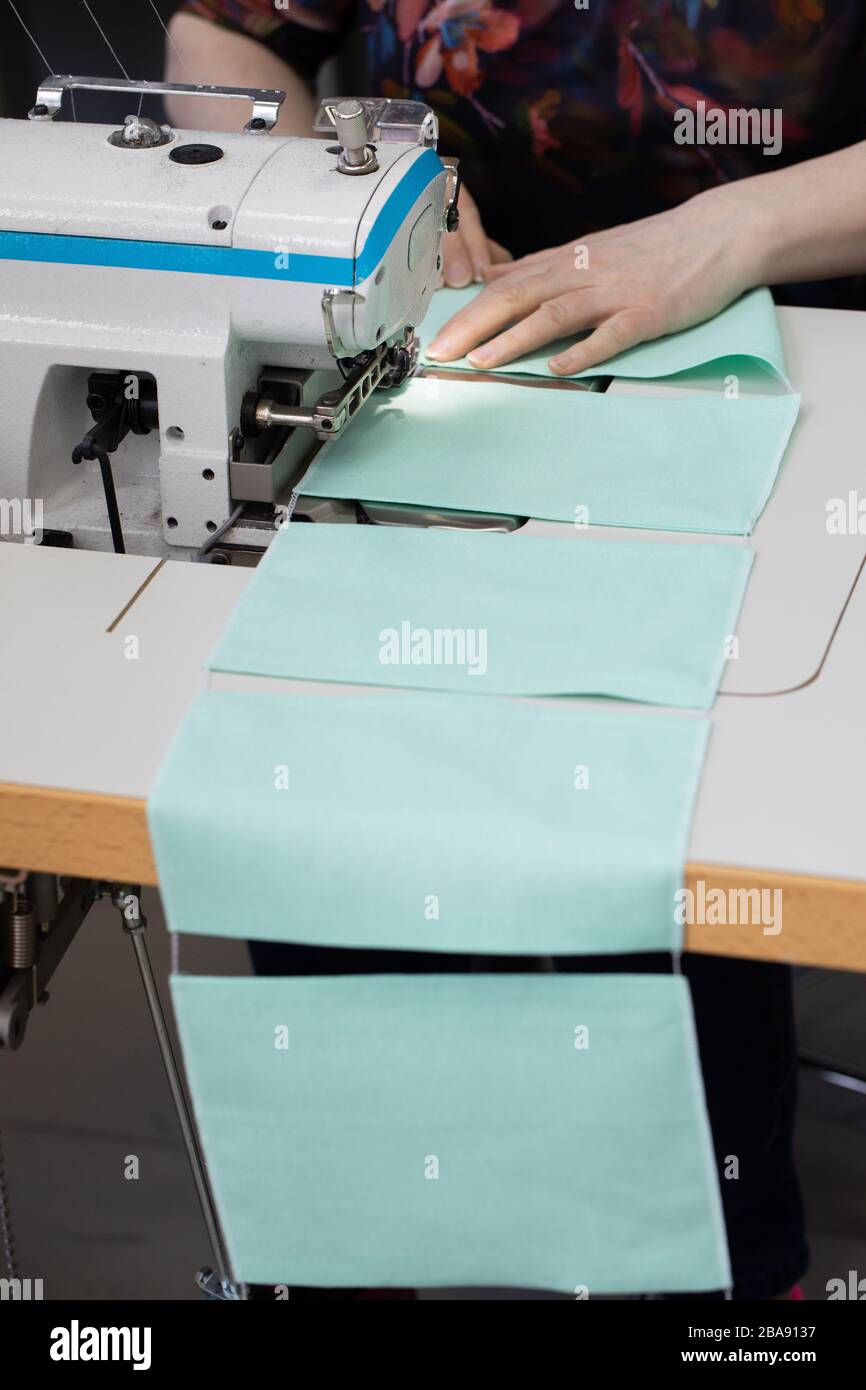 Each piece of fabric has to go through the entire production process ...