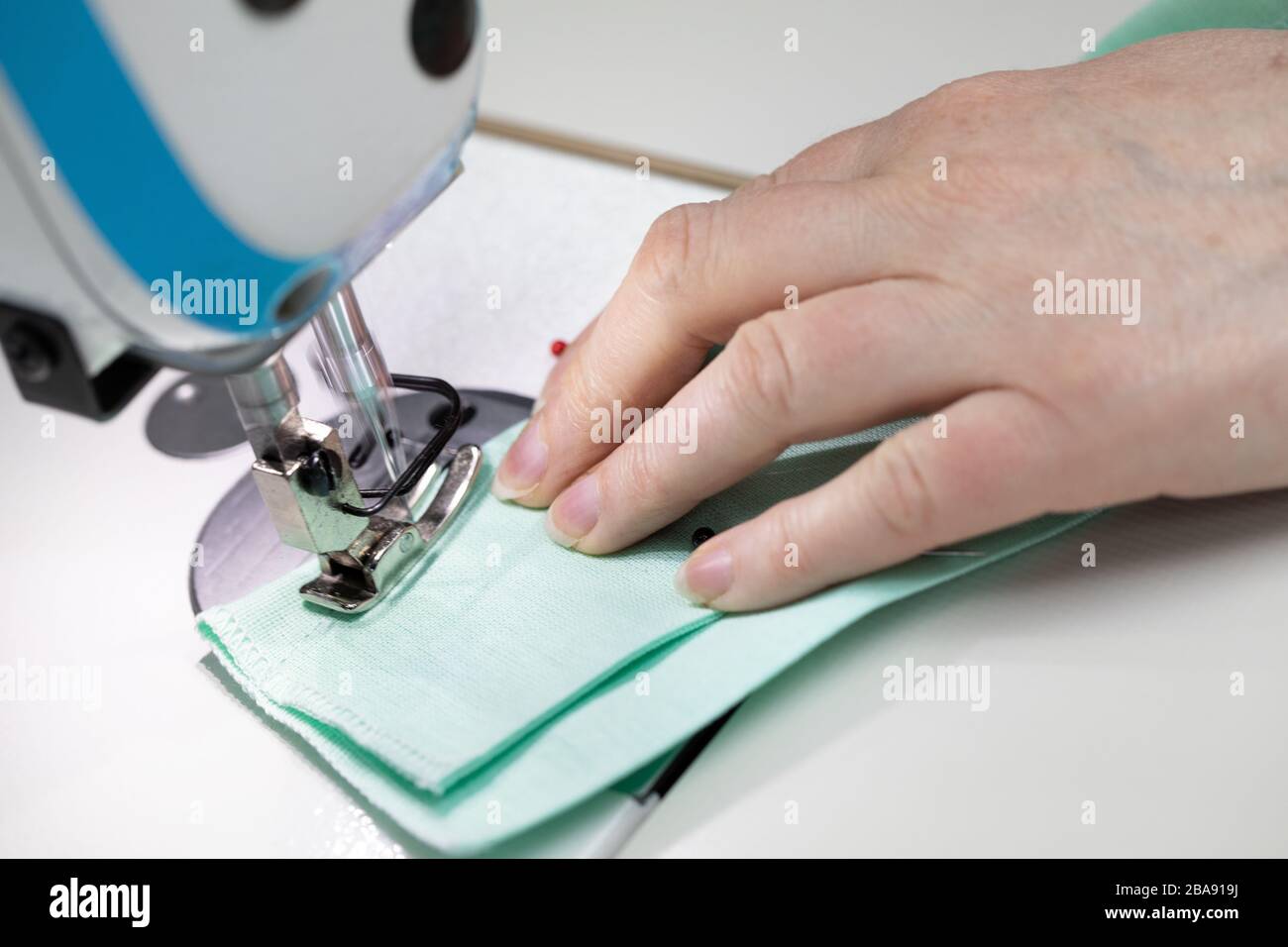 Each piece of fabric has to go through the entire production process ...