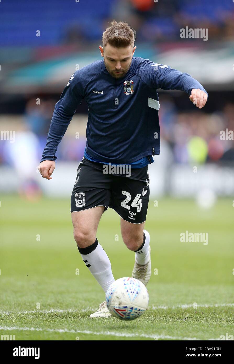 Coventry City's Matt Godden before the game Stock Photo - Alamy