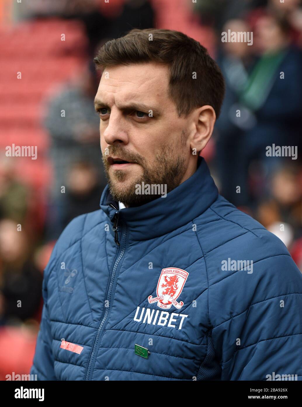 Middlesbrough manager Jonathan Woodgate Stock Photo - Alamy