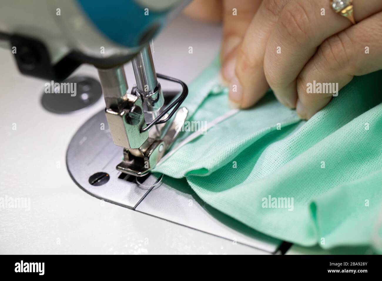 Each piece of fabric has to go through the entire production process ...