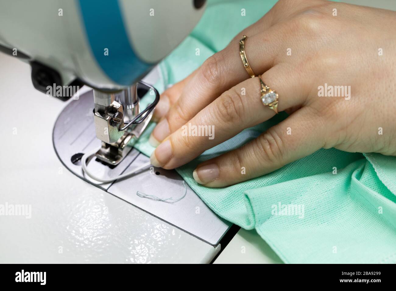 Each piece of fabric has to go through the entire production process ...