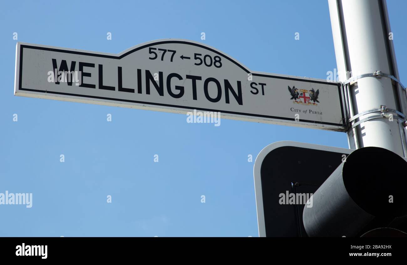 Wellington street perth hi-res stock photography and images - Alamy
