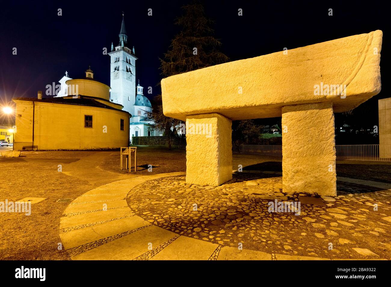 The Santa Maria Assunta Church in Villa Lagarina is one of the most ...