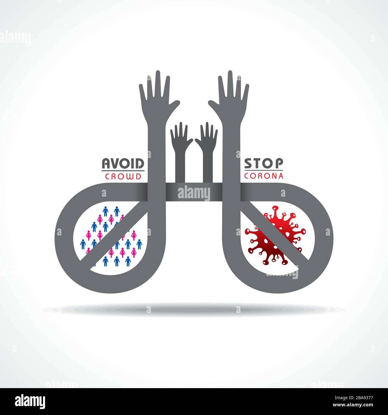 Corona Virus 2019-20. Wuhan virus disease, virus infections prevention ...