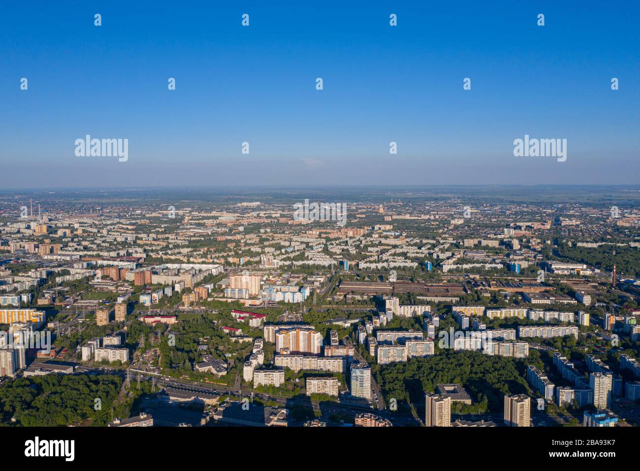Fall city aerial Stock Photo - Alamy