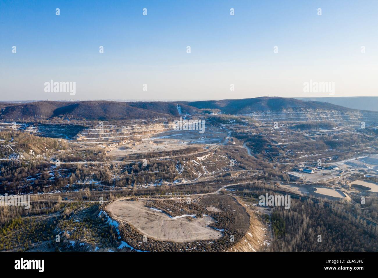 Old stone quarry Stock Photo - Alamy