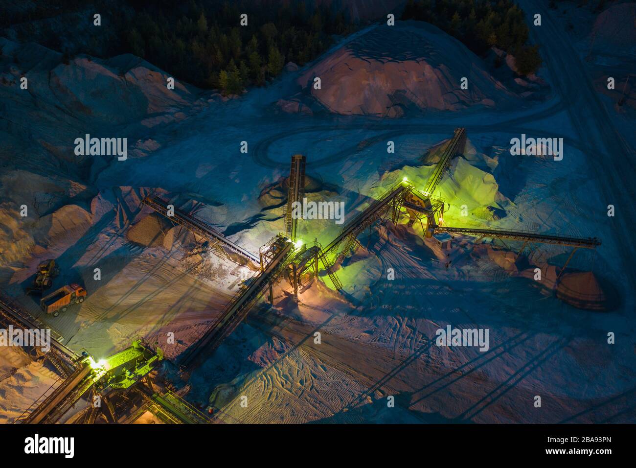 Open cast mine Stock Photo - Alamy