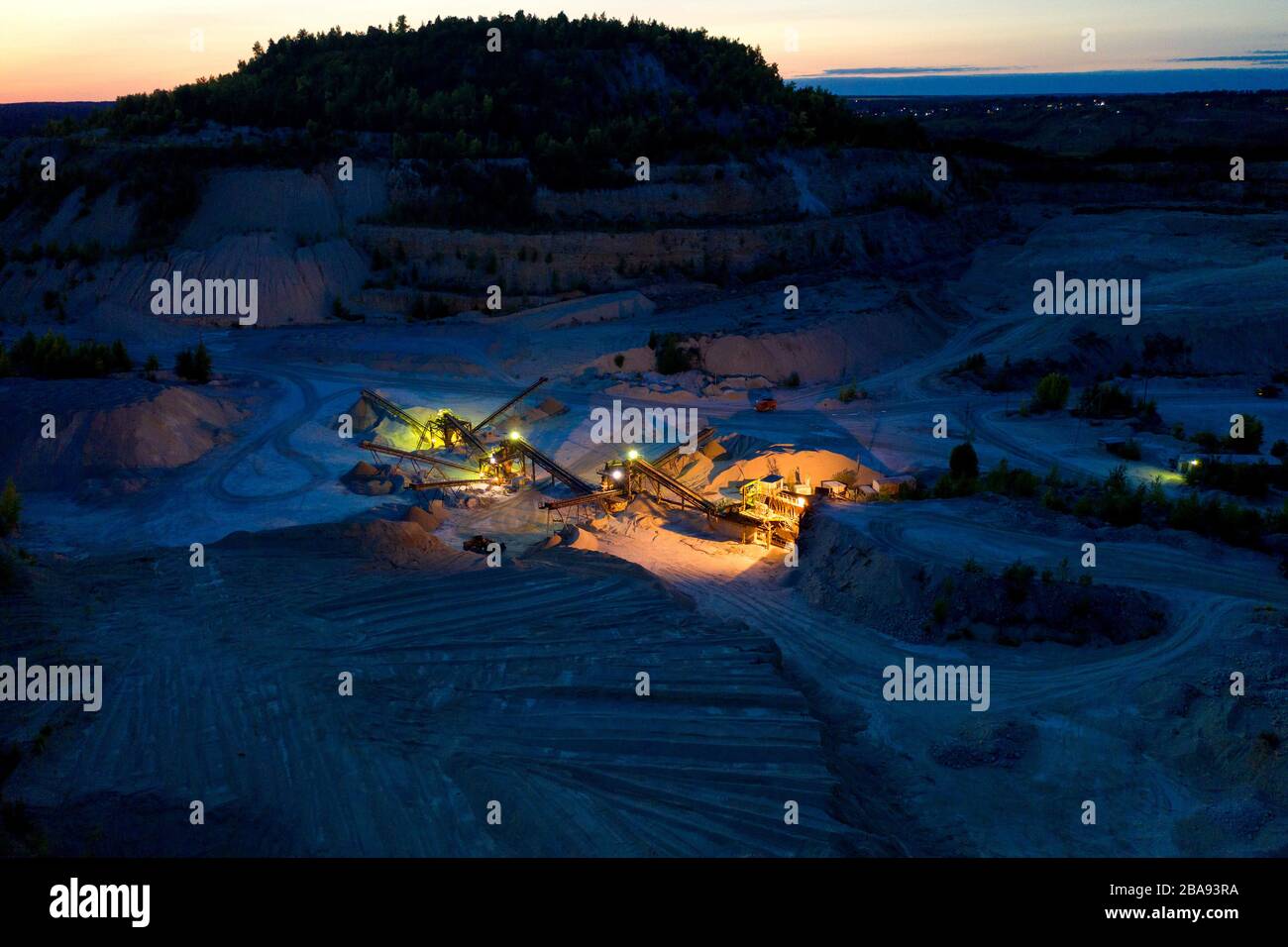 Open cast mine Stock Photo - Alamy