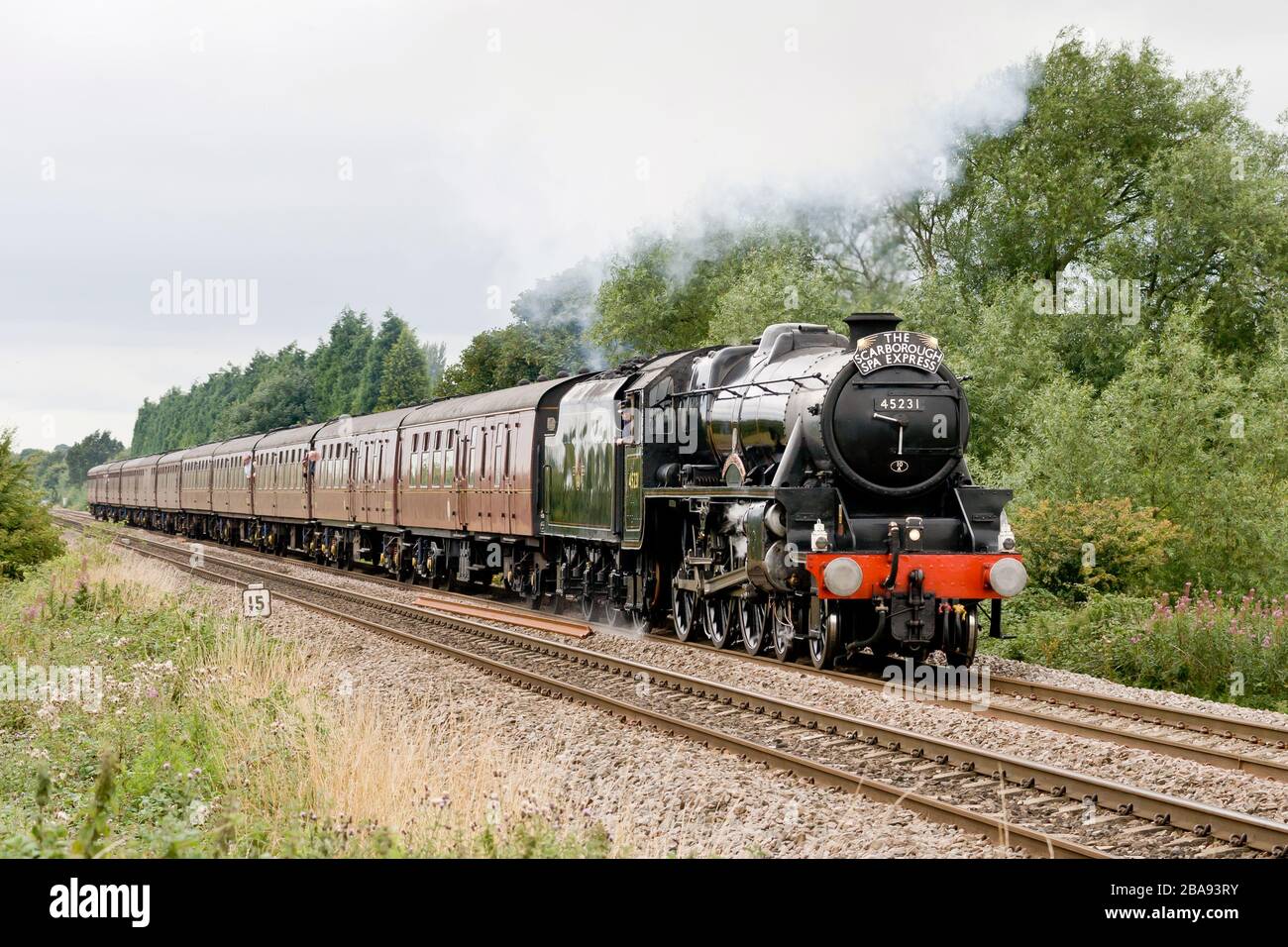 Sherwood forester steam train hi-res stock photography and images - Alamy