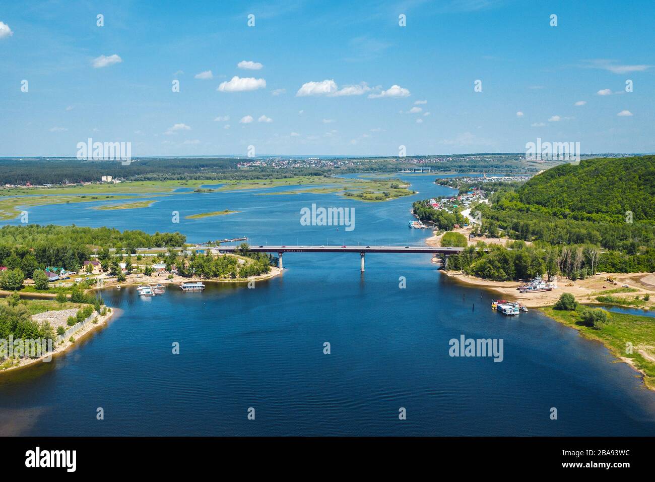 Car over bridge Stock Photo - Alamy