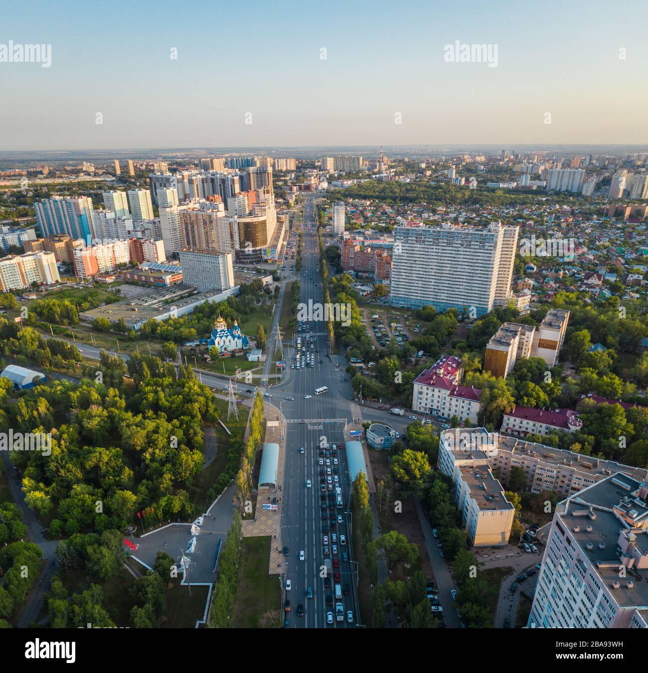 Aerial city view Stock Photo - Alamy