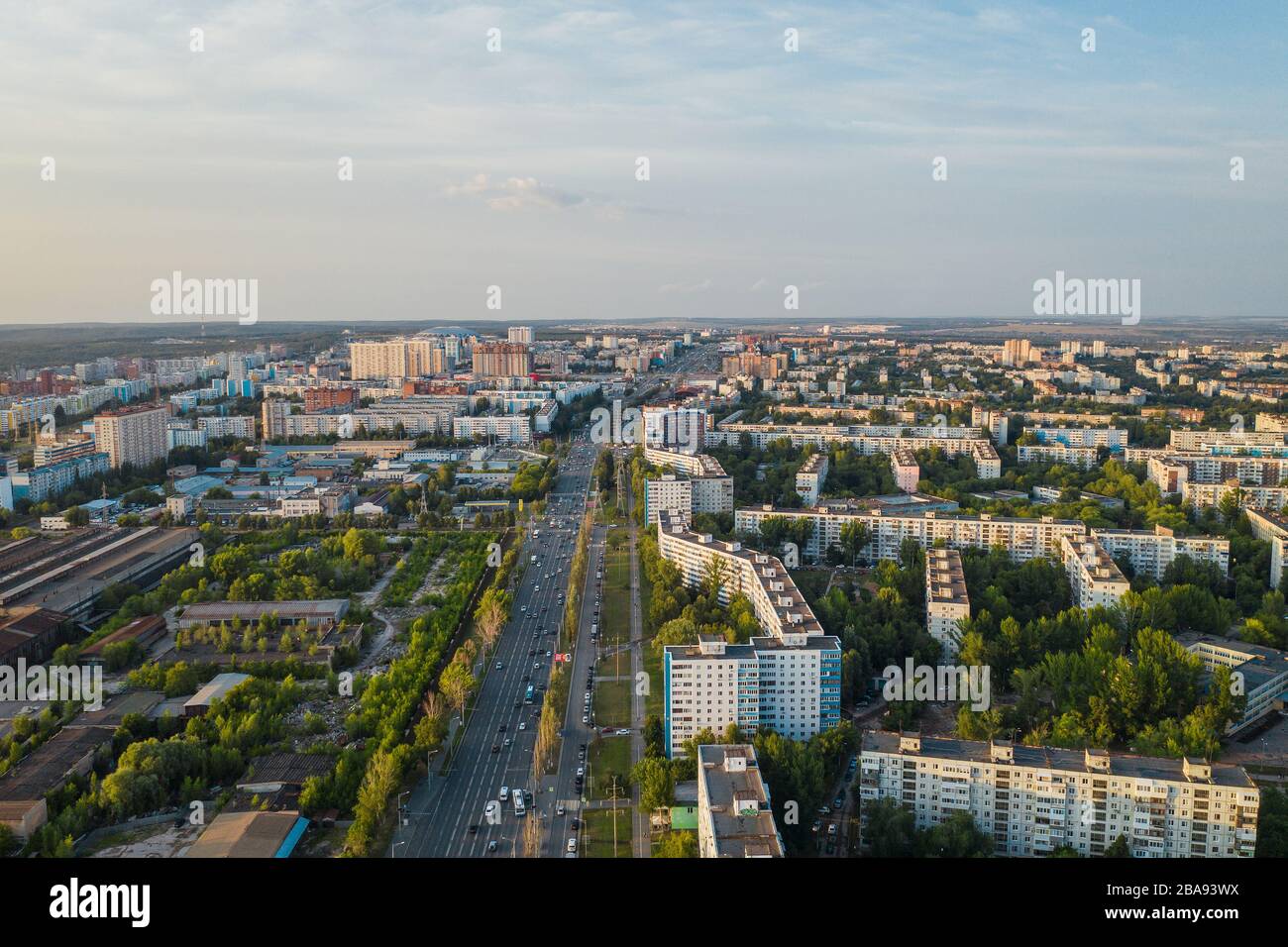 Aerial city view Stock Photo - Alamy