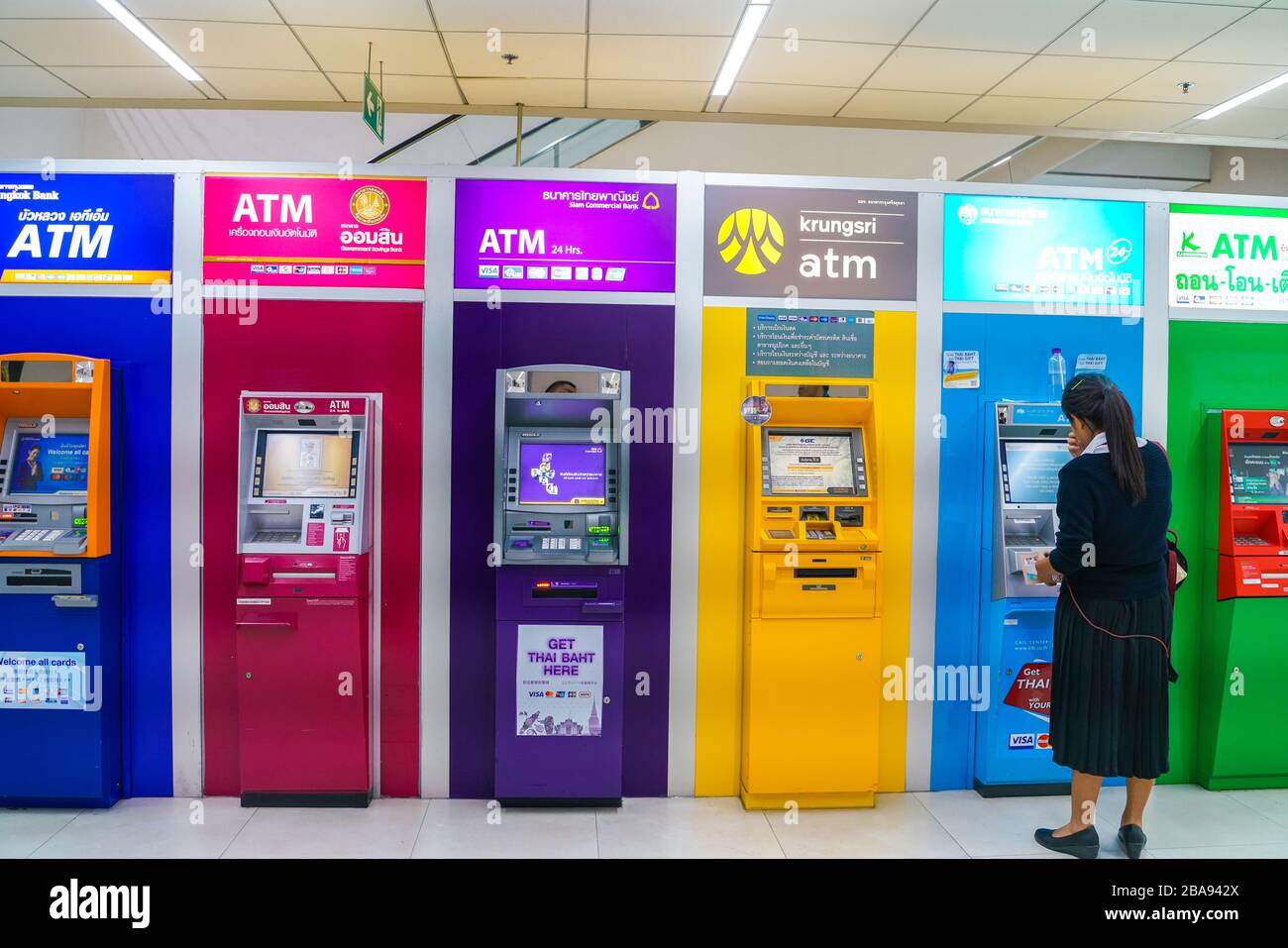 Multiple cash machines hi-res stock photography and images - Alamy