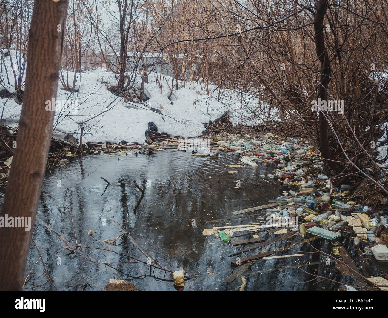 Fall winter city Stock Photo - Alamy