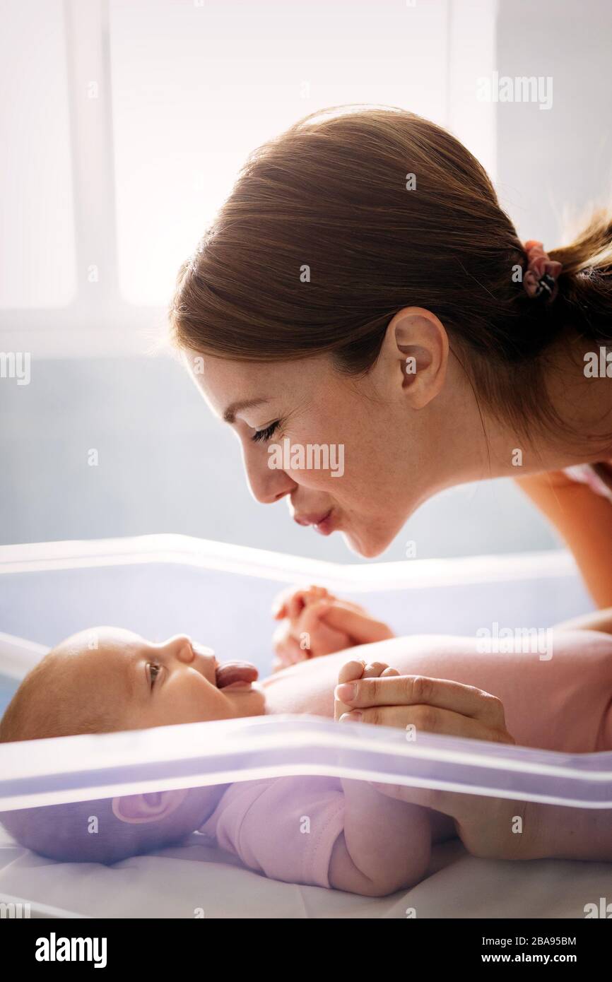 Young beautiful mother sweet little hi-res stock photography and images ...