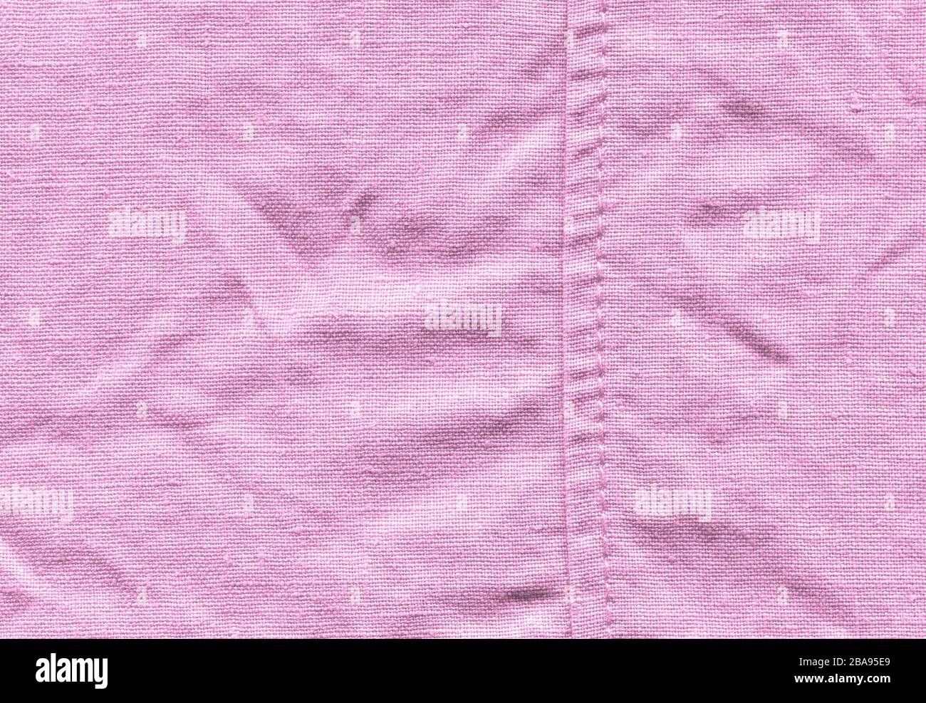 Surface pink texture. Pink linen background. Pink linen texture cloth ...