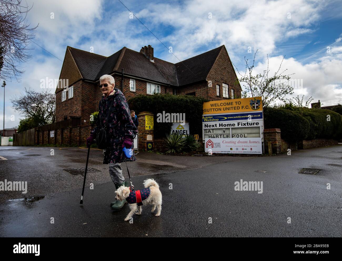 Sutton united football ground hi-res stock photography and images - Alamy