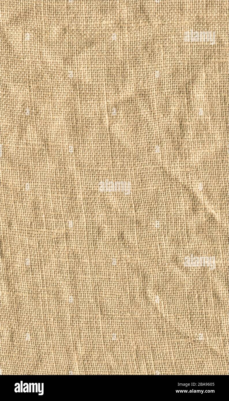 Burlap grunge texture background. Light natural linen texture. Brown canvas background texture ...