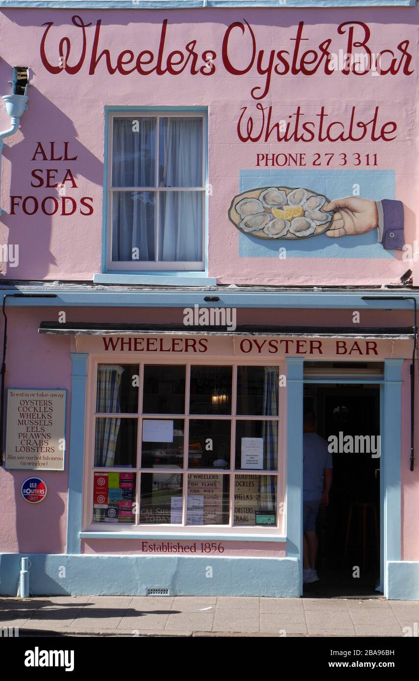 Wheelers Oyster Bar, Whitstable, Kent, England, Great Britain Stock ...