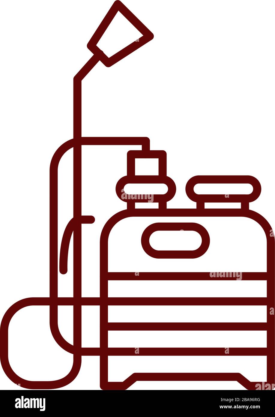 fumigation tool icon over white background, line style, vector ...