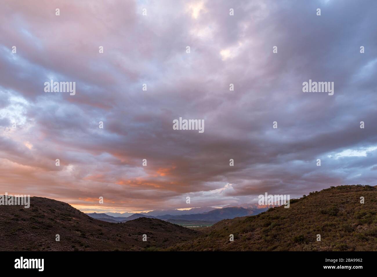 Langeberg mountain range, Western Cape, South Africa Stock Photo - Alamy