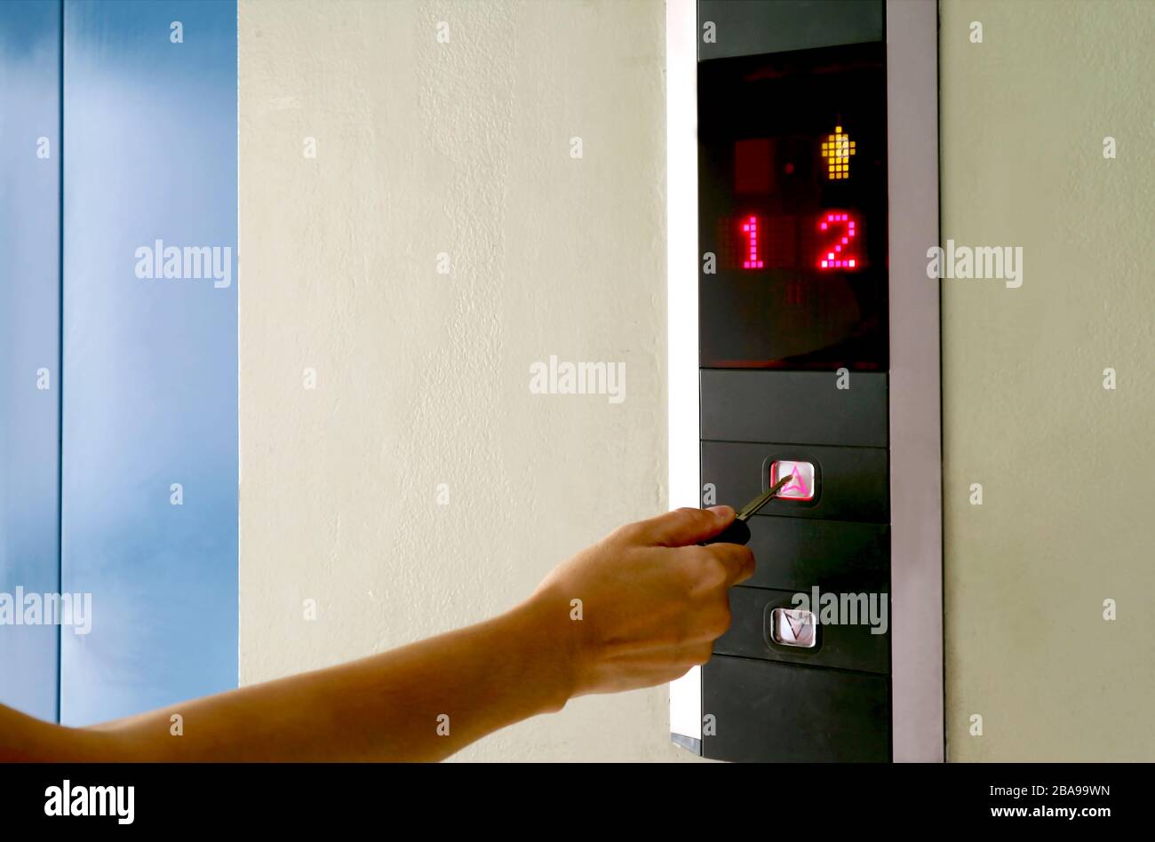 Lift buttons hi-res stock photography and images - Alamy