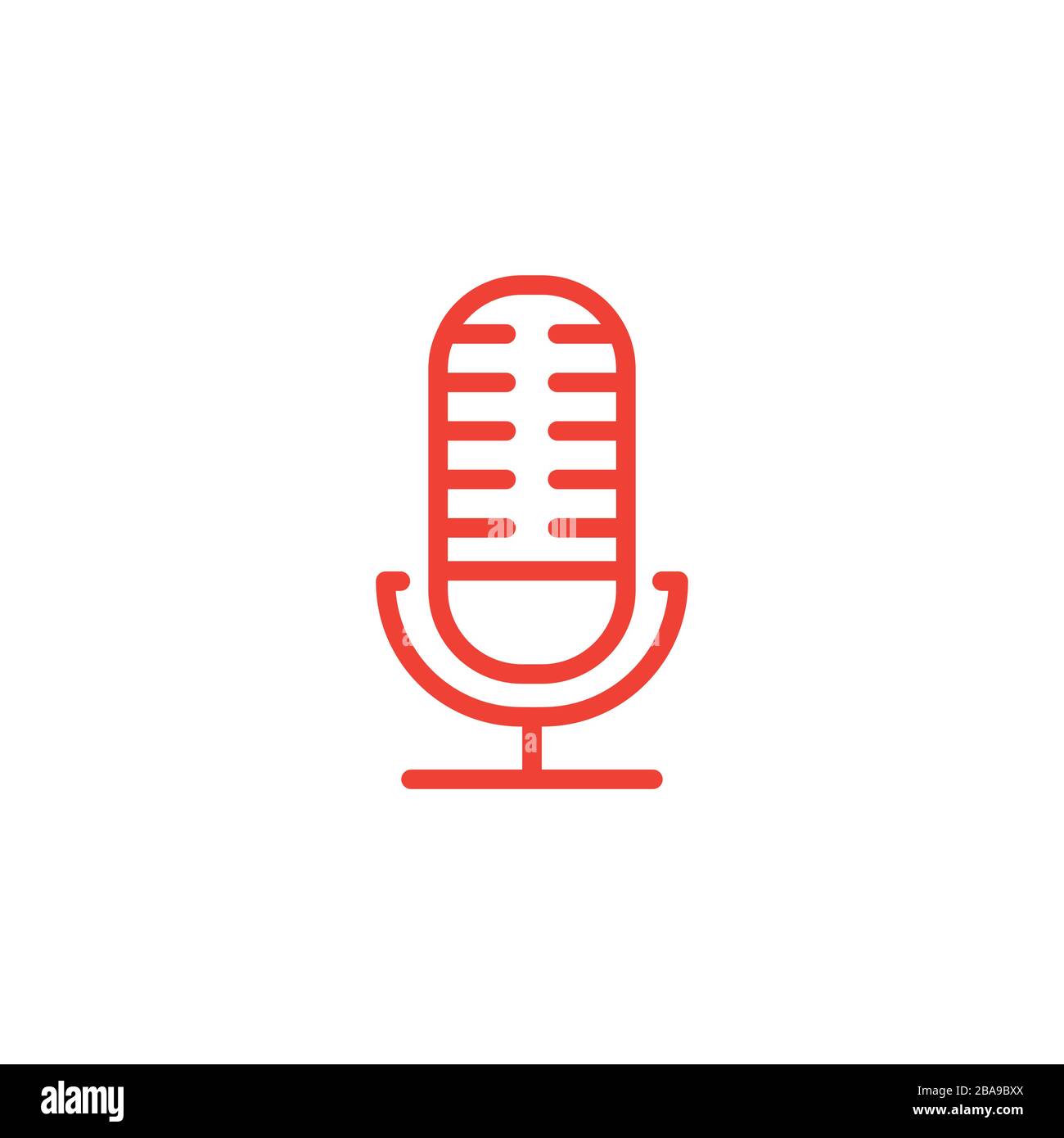 Red Microphone Icon