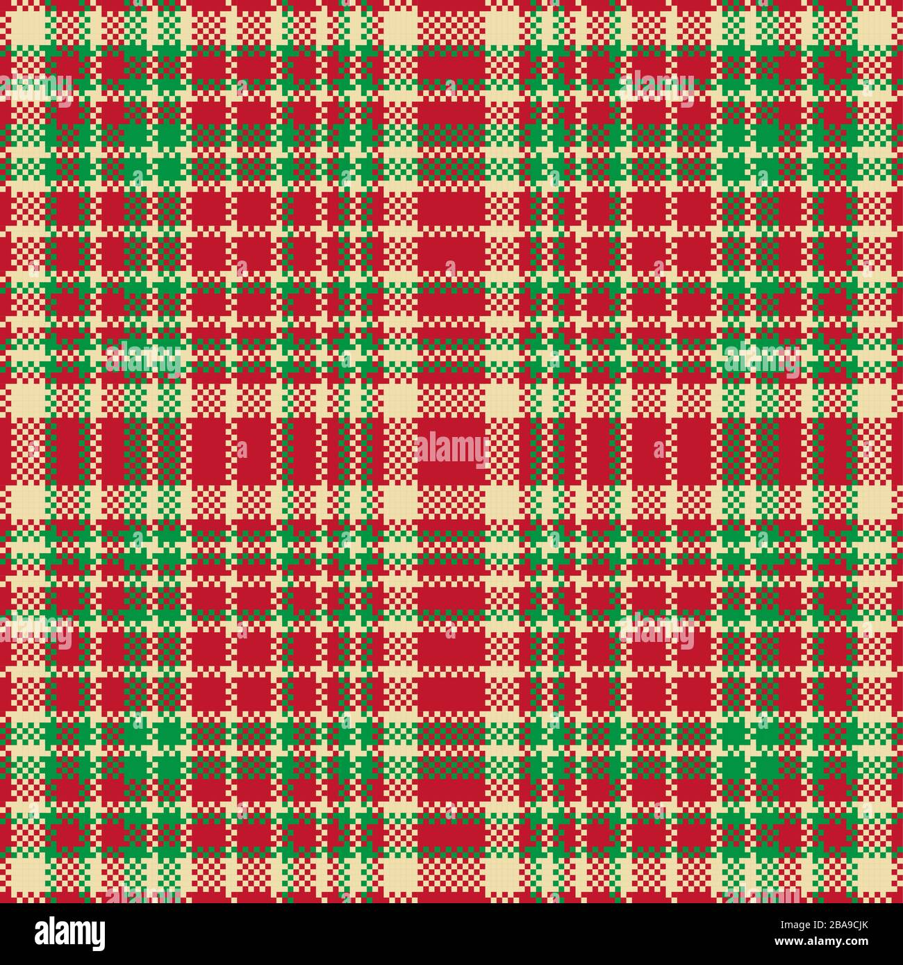 Tartan plaid pattern seamless. Print fabric texture. Check vector ...