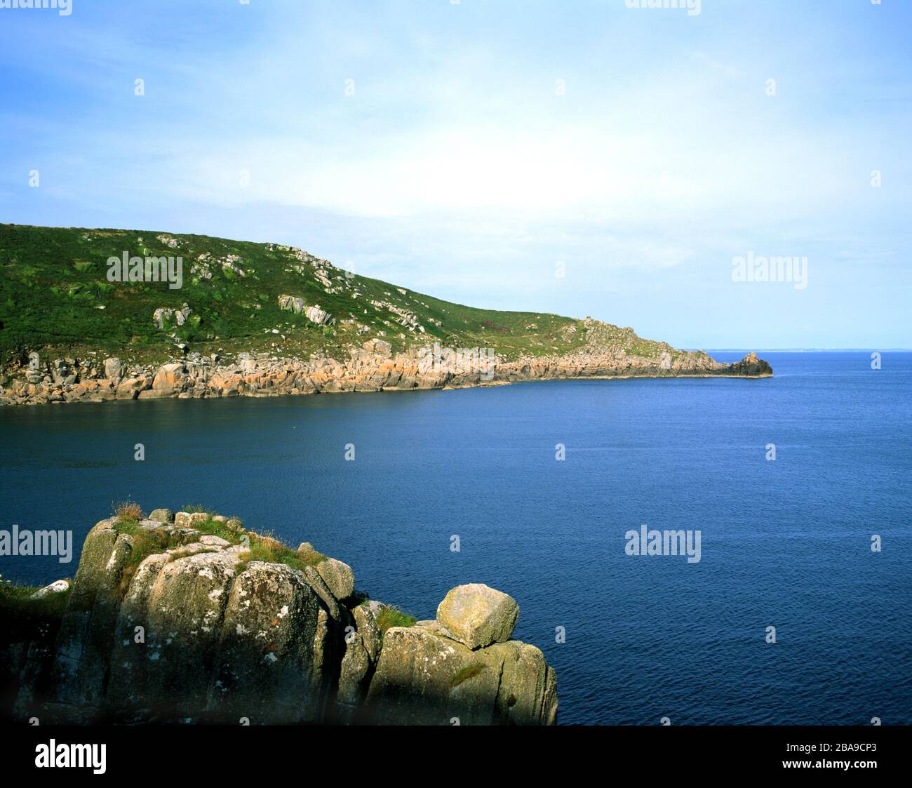 Lamorna Cove near Penzance, Penwith, Cornwall Stock Photo - Alamy