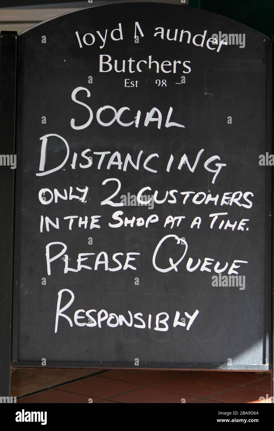 Paignton, Devon, England: Signs around the town warning of the ...