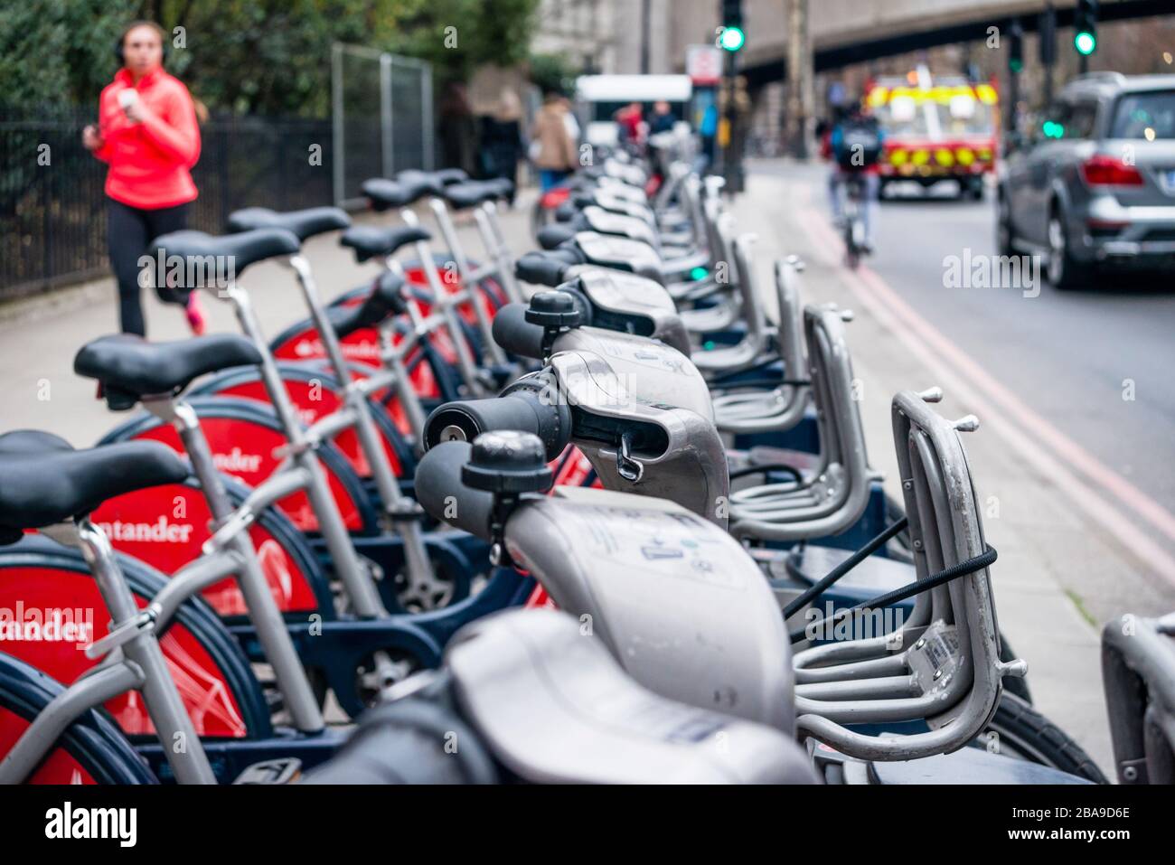 Santander bikes hi-res stock photography and images - Alamy