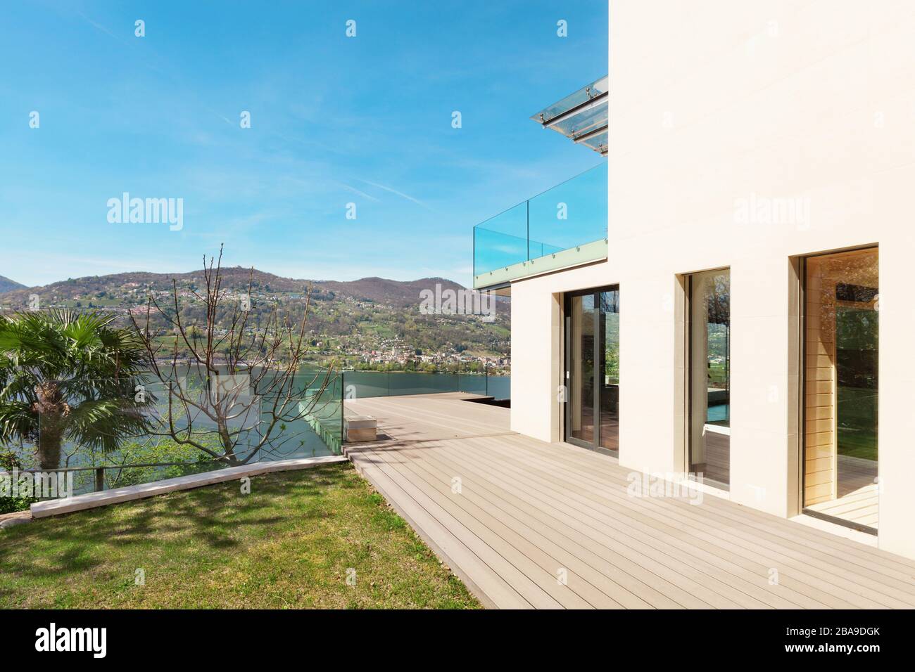 architecture, modern house, beautiful veranda, outdoor Stock Photo - Alamy