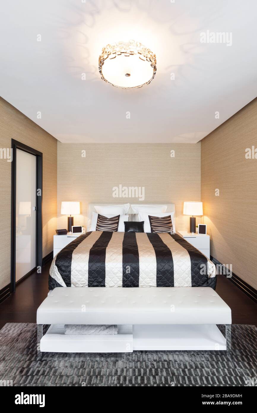 Master Bedroom With Double Entry Door