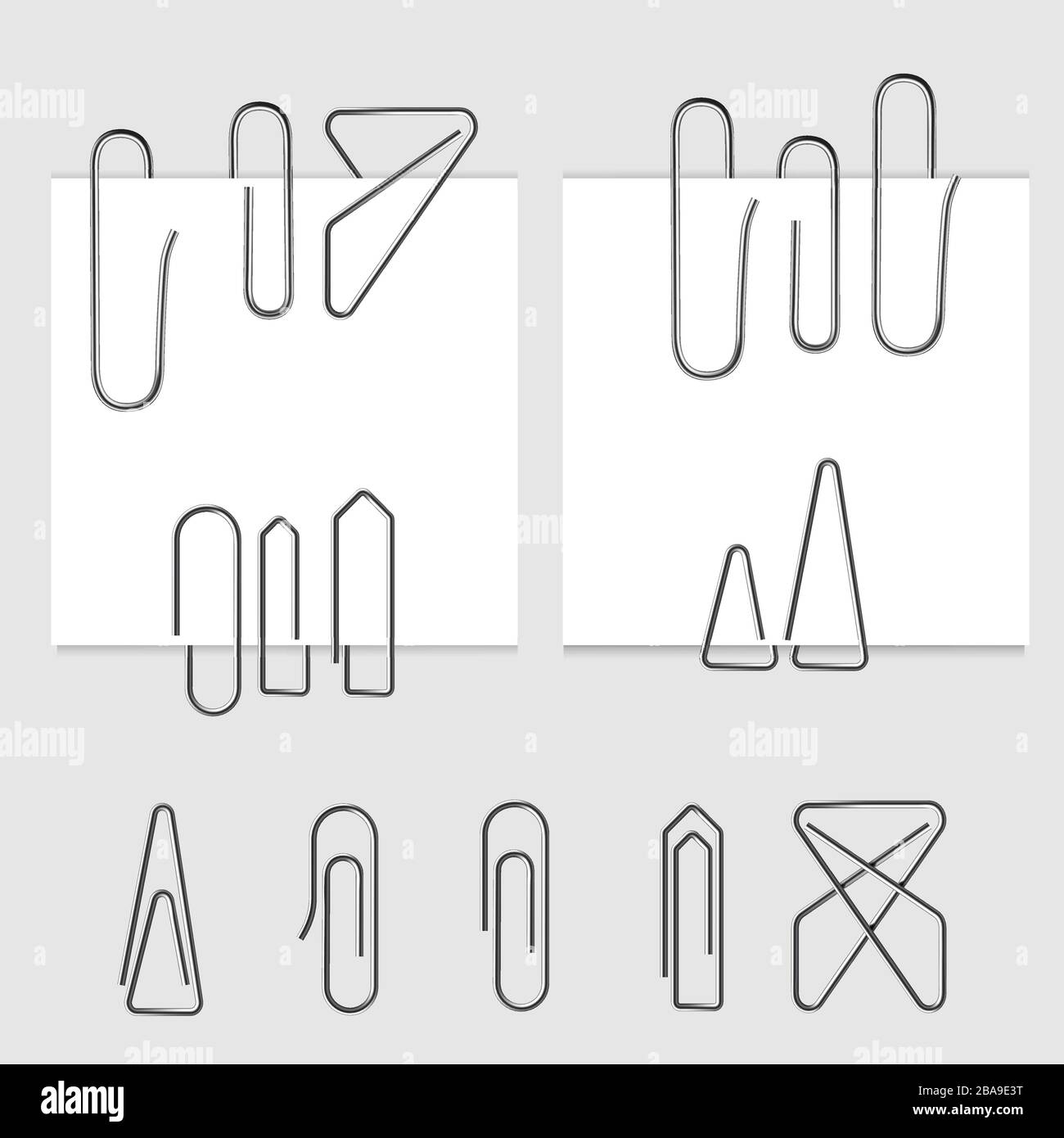 Clips isolated Stock Vector Images - Alamy