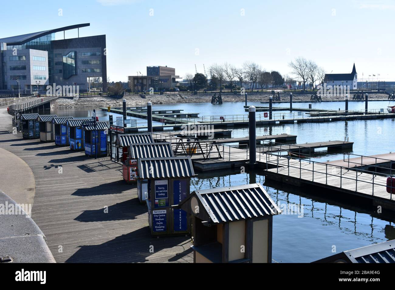 Empty boat pontoons hi-res stock photography and images - Alamy