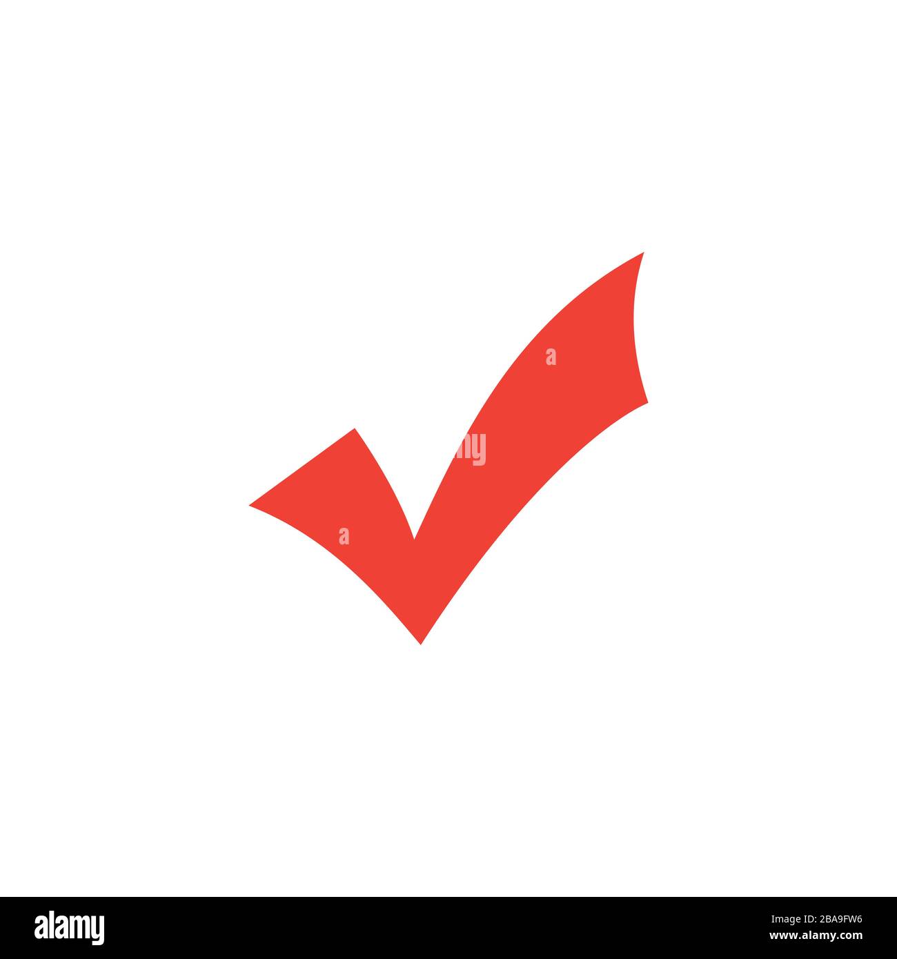 Right Red Icon On White Background. Red Flat Style Vector Illustration ...
