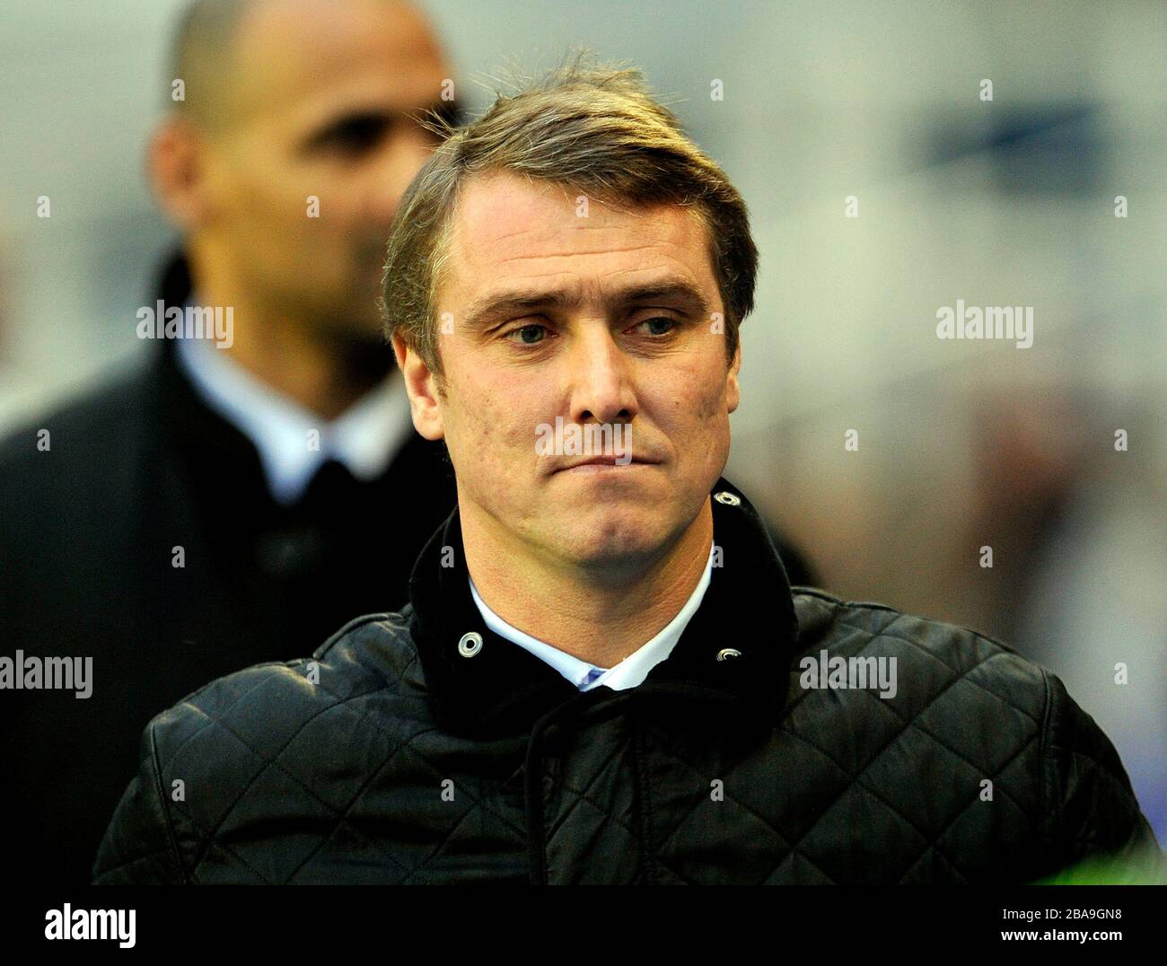 Birmingham City's manager Lee Clark prior to kick off Stock Photo - Alamy