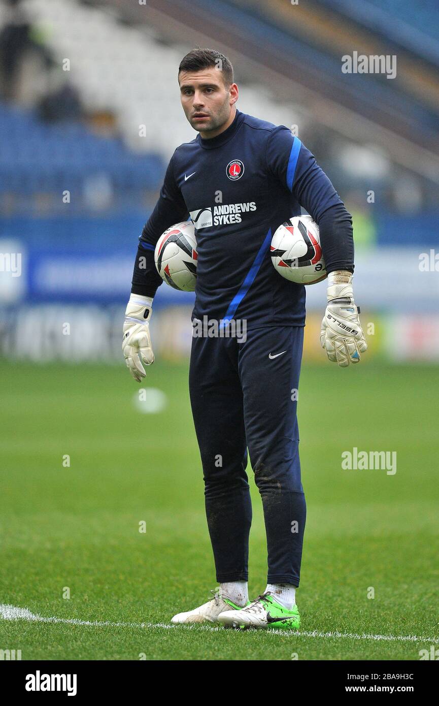 Charlton Athletic goalkeeper John Sullivan Stock Photo - Alamy