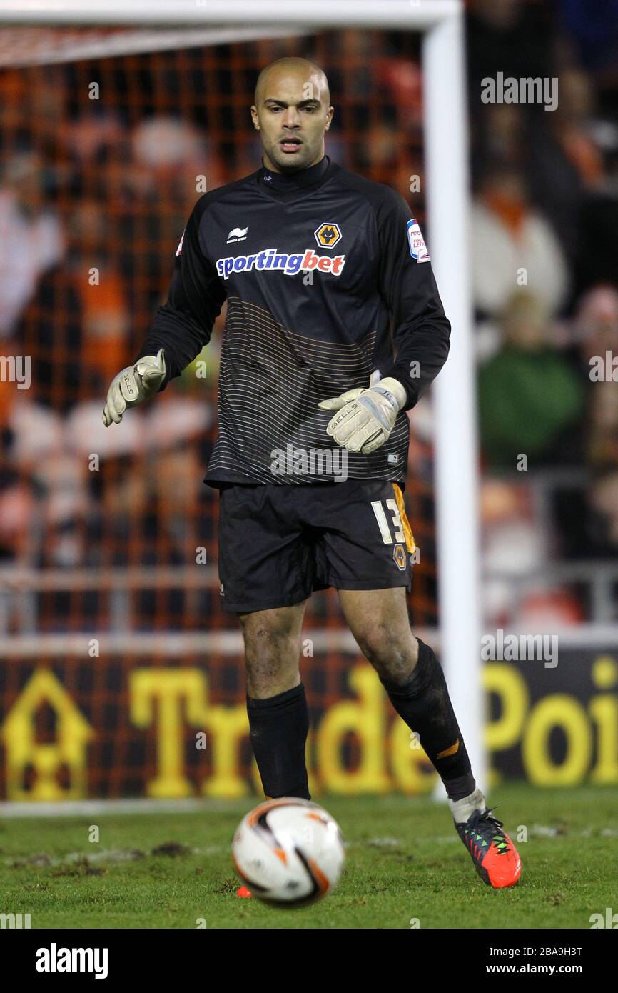 Wolverhampton Wanderers goalkeeper Carl Ikeme Stock Photo - Alamy