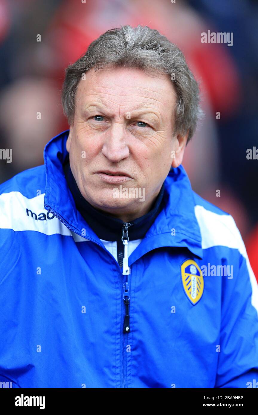 Leeds United's manager Neil Warnock Stock Photo - Alamy