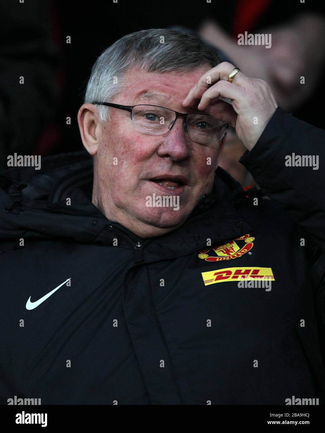 Sir Alex Ferguson, Manchester United manager Stock Photo - Alamy